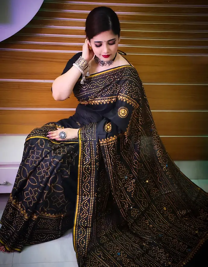 Block Print Reshmi Silk Sharee – DeshiCraft Online Shop