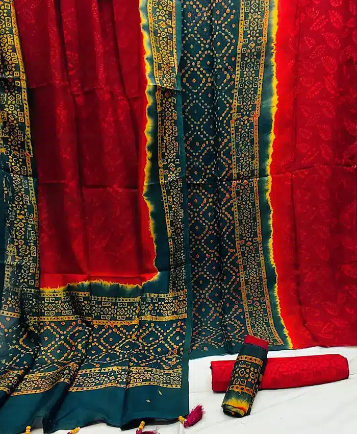 VIP Silk Batik Three Piece – DeshiCraft Online Shop